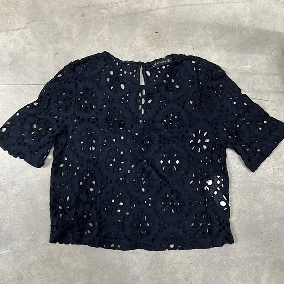 Zara | Tops | Zara Lace Too | Poshmark